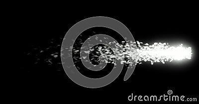 Isolated 3d Render of Fire Flames for Rocket Engine Exhaust Bursting ...