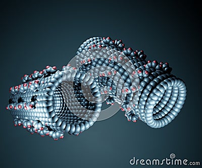 Isolated Fullerene Nano-gears With Multiple Teeth Royalty-Free Stock ...