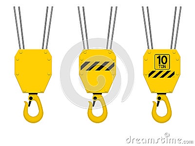 Isolated Lower Hook Of Hoist On Transparent Background Cartoon Vector ...