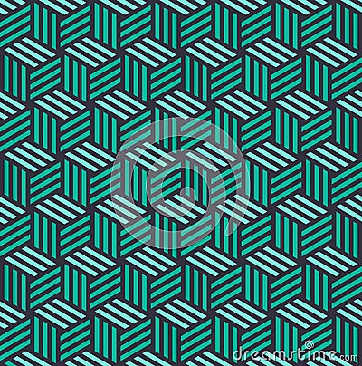Isometric 3d Cube Seamless Pattern Background Stock Vector - Image: 55234968
