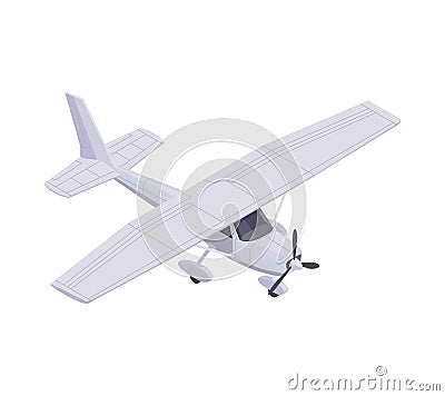 Isometric Plane Icon Vector Illustration | CartoonDealer.com #239787664