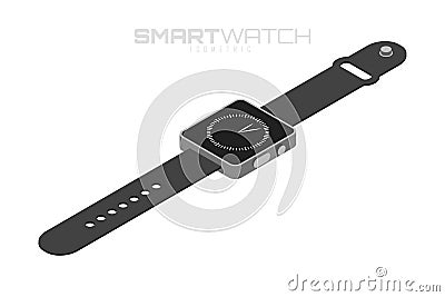 Isometric Smart Watches. Isolated On White Background For Your Projects ...