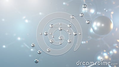 Isosorbide Dinitrate Molecular Structure, 3d Model Molecule, Nitrates ...