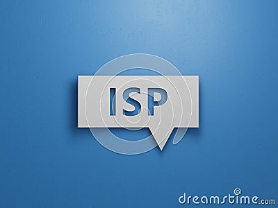 Isp Sign On Speech Bubble. Royalty-Free Stock Photo | CartoonDealer.com ...