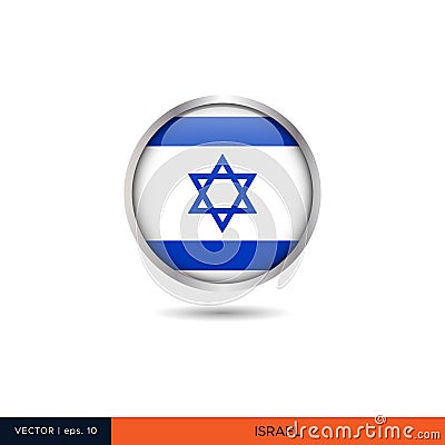 Israel Round Flag Vector Design. | CartoonDealer.com #192681035