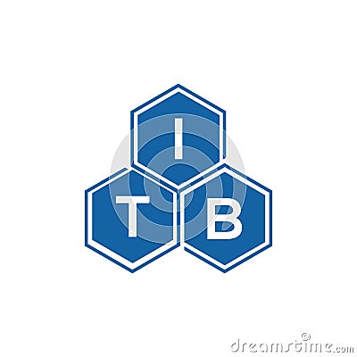 ITB Letter Logo Design On White Background.ITB Creative Initials Letter ...