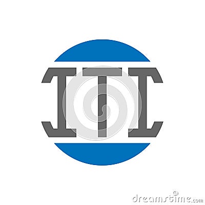 ITI Letter Logo Design On White Background. ITI Creative Initials ...