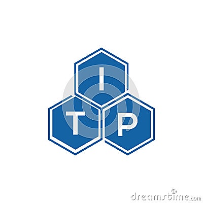 ITP Letter Logo Design On White Background.ITP Creative Initials Letter ...