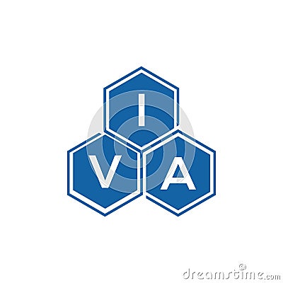 IVA Letter Logo Design On White Background.IVA Creative Initials Letter ...