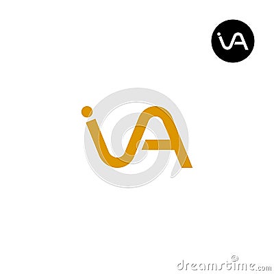 IVA Logo Letter Monogram Design Cartoon Vector | CartoonDealer.com ...