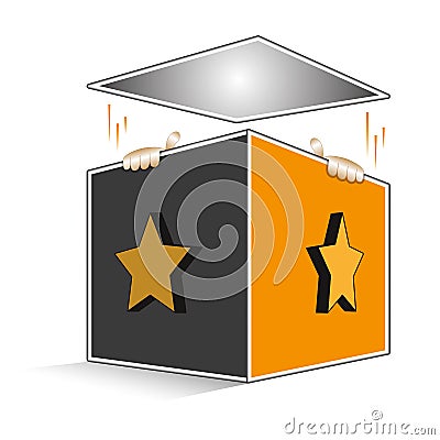 Jack In The Box Cartoon Vector | CartoonDealer.com #48440689