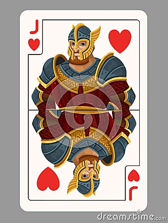 Jack Of Hearts Playing Card Stock Vector - Image: 56723907