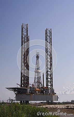 Jack Up Rig Stock Image | CartoonDealer.com #11313217