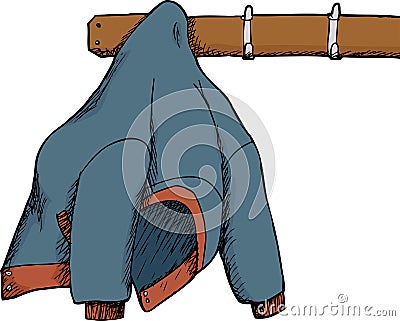 Jacket Hung Up On Rack Royalty Free Stock Photo - Image: 23436085
