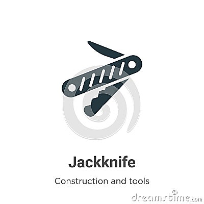 Jackknife Vector Icon On White Background. Flat Vector Jackknife Icon ...