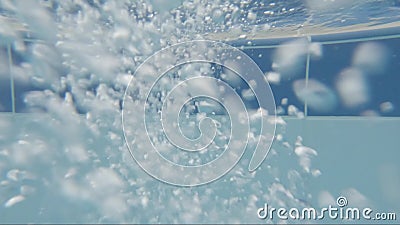 Jacuzzi Jet Air Bubbles Underwater Stock Video - Video of health, light ...