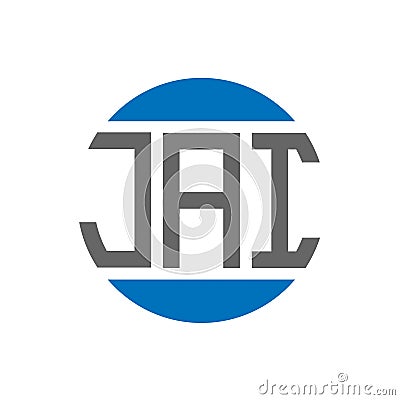 JAI Letter Logo Design On White Background. JAI Creative Initials ...