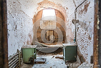 Jail Interior With Rusty Cell. Editorial Photo | CartoonDealer.com ...