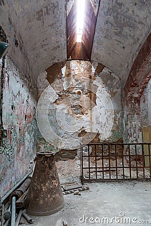 Jail Interior With Rusty Cell. Stock Image | CartoonDealer.com #84969409