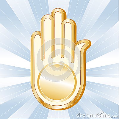 Jain Symbol Cartoon Vector | CartoonDealer.com #17272807
