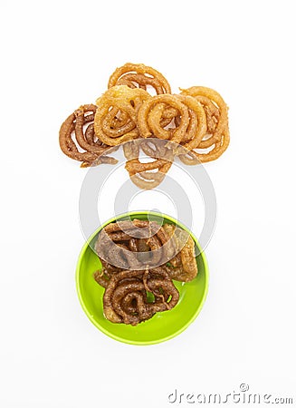 Jalebi Or Jilebi Jangri - Traditional Sweets Royalty-Free Stock Image ...