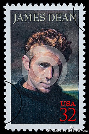 James Dean Postage Stamp Editorial Photo | CartoonDealer.com #16075287
