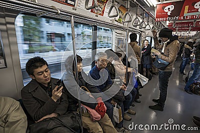 Japan - Tokyo - Tokyo Subway, Tokyo JR Rail Editorial Image ...