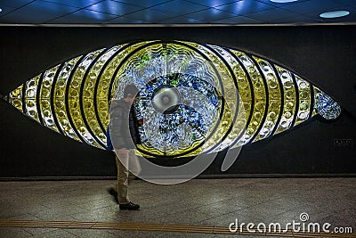 Japan - Tokyo - Tokyo Subway, The Tochomae Station Editorial Image ...