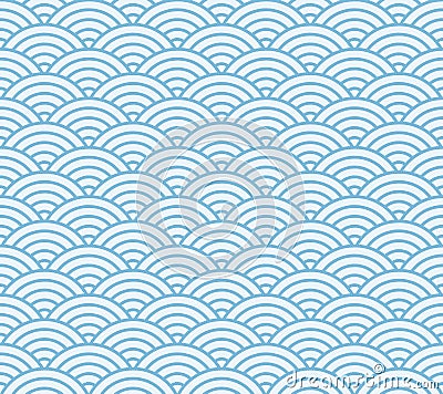 Japanese Wave Pattern Stock Vector - Image: 59489539