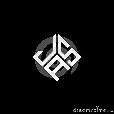 JAS Letter Logo Design On Black Background. JAS Creative Initials ...