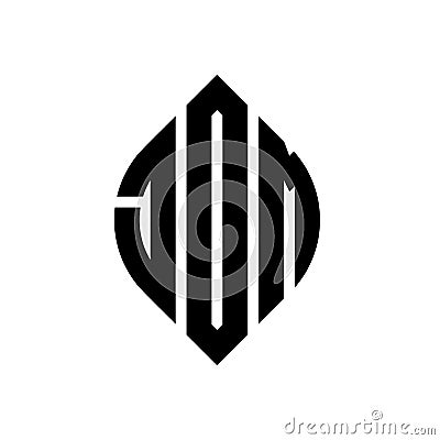 JDM Circle Letter Logo Design With Circle And Ellipse Shape. JDM ...