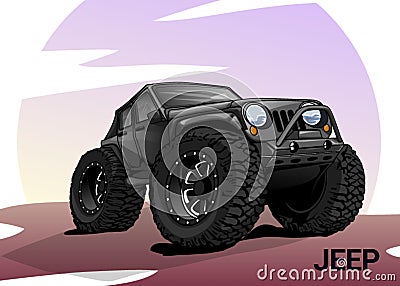 Jeep Wrangler Cartoon Editorial Image | CartoonDealer.com #143970586