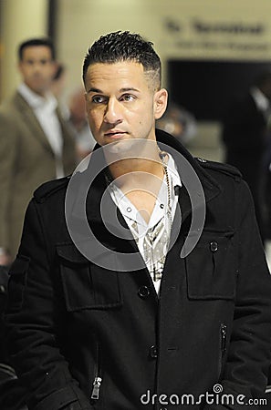 Jersey Shore Actor Mike Aka The Situation At LAX Editorial Photo ...