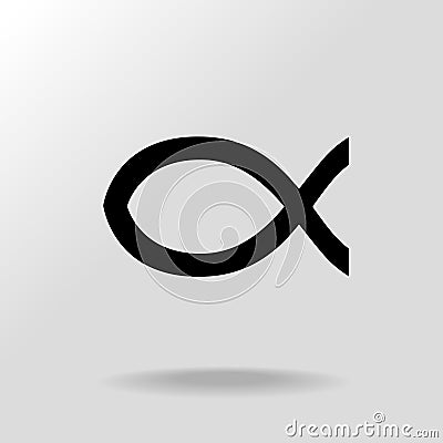 Jesus Christ Fish Symbol Cartoon Vector | CartoonDealer.com #49514891