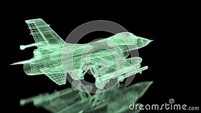 Jet Fighter Aircraft Mesh stock video. Video of plan - 46449313