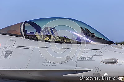 Jet Fighter Canopy Stock Photo - Image: 45530584