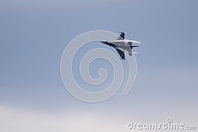 Jet Fighter Flyby At An Air Show Editorial Photo | CartoonDealer.com ...