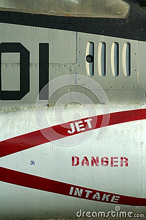 Jet Intake Military Aircraft Detail Royalty-Free Stock Image ...