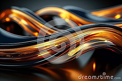 Jewellery Abstract Object Structure From Waves, Particles Fluids And ...