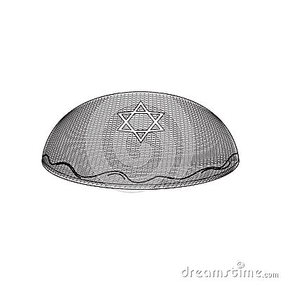 Jewish Kippa Image Vector Illustration | CartoonDealer.com #109556122