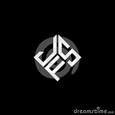 JFS Letter Logo Design On Black Background. JFS Creative Initials ...
