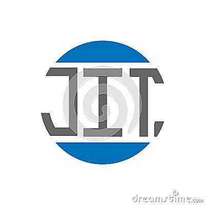 JIT Letter Logo Design On White Background. JIT Creative Initials ...