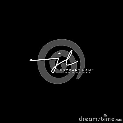 JL Signature Logo - Handwritten Vector Logo Template For JL Alphabet ...