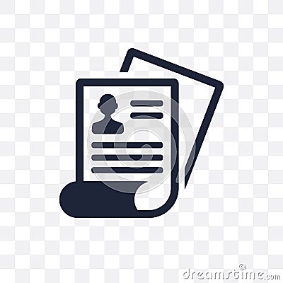 Job Application Transparent Icon. Job Application Symbol Design Vector ...