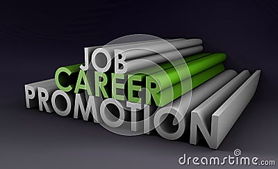 Job Career Promotion Stock Image - Image: 19497041