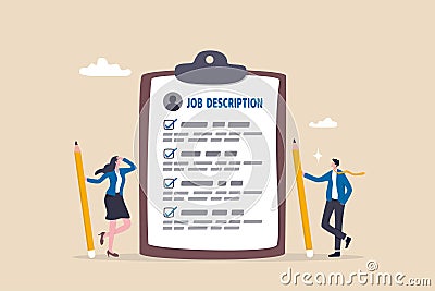 Job Description, Qualification And Requirement For Job Position ...