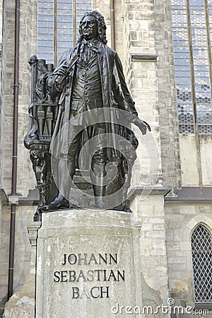 Johann Sebastian Bach Statue Royalty Free Stock Images - Image: 21508009