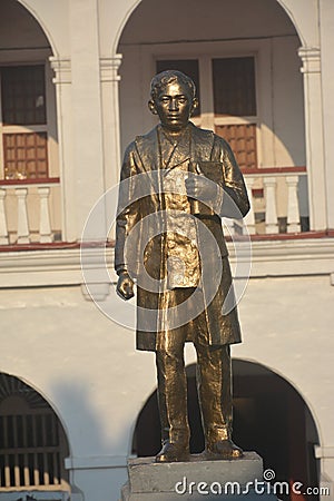 Jose Rizal Statue At Taal In Batangas, Philippines Editorial Photo ...