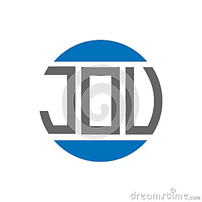 JOU Letter Logo Design On White Background. JOU Creative Initials ...