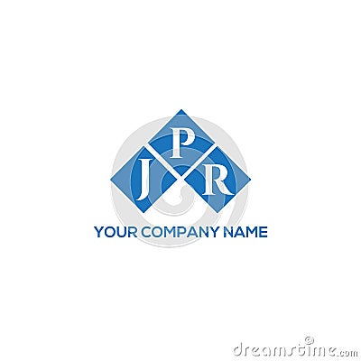 JPR Letter Logo Design On White Background. JPR Creative Initials ...